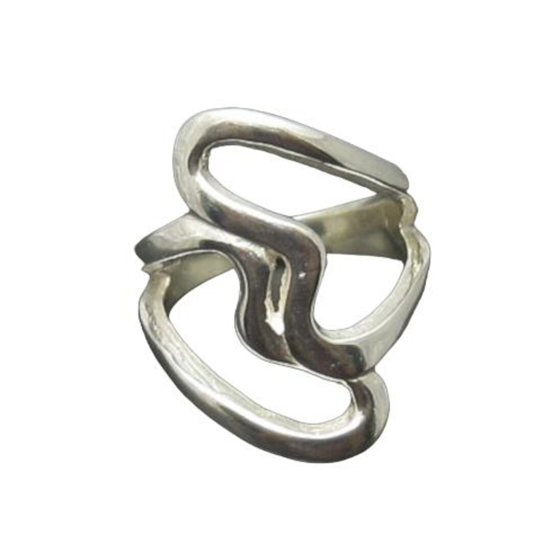 Sterling Silver Ring Two Hearts Solid Hallmarked 925 Nickel Free - Etsy