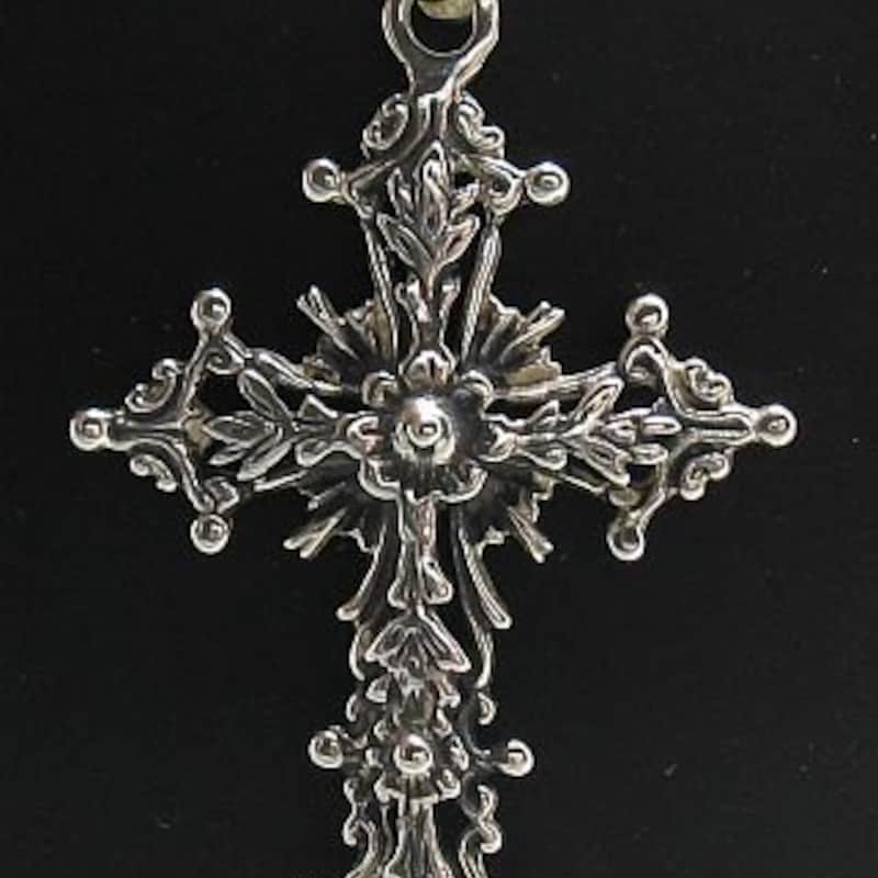 Ornate Cross Pendant - Etsy
