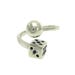 Sterling Silver Ring Dice and Ball Solid Hallmarked 925 Nickel Free - Etsy