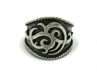 Sterling Silver Celtic Torque Ring - Etsy
