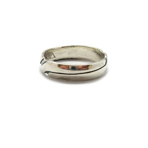 R001908 Sterling Silver Ring Band Solid Hallmarked 925 - Etsy