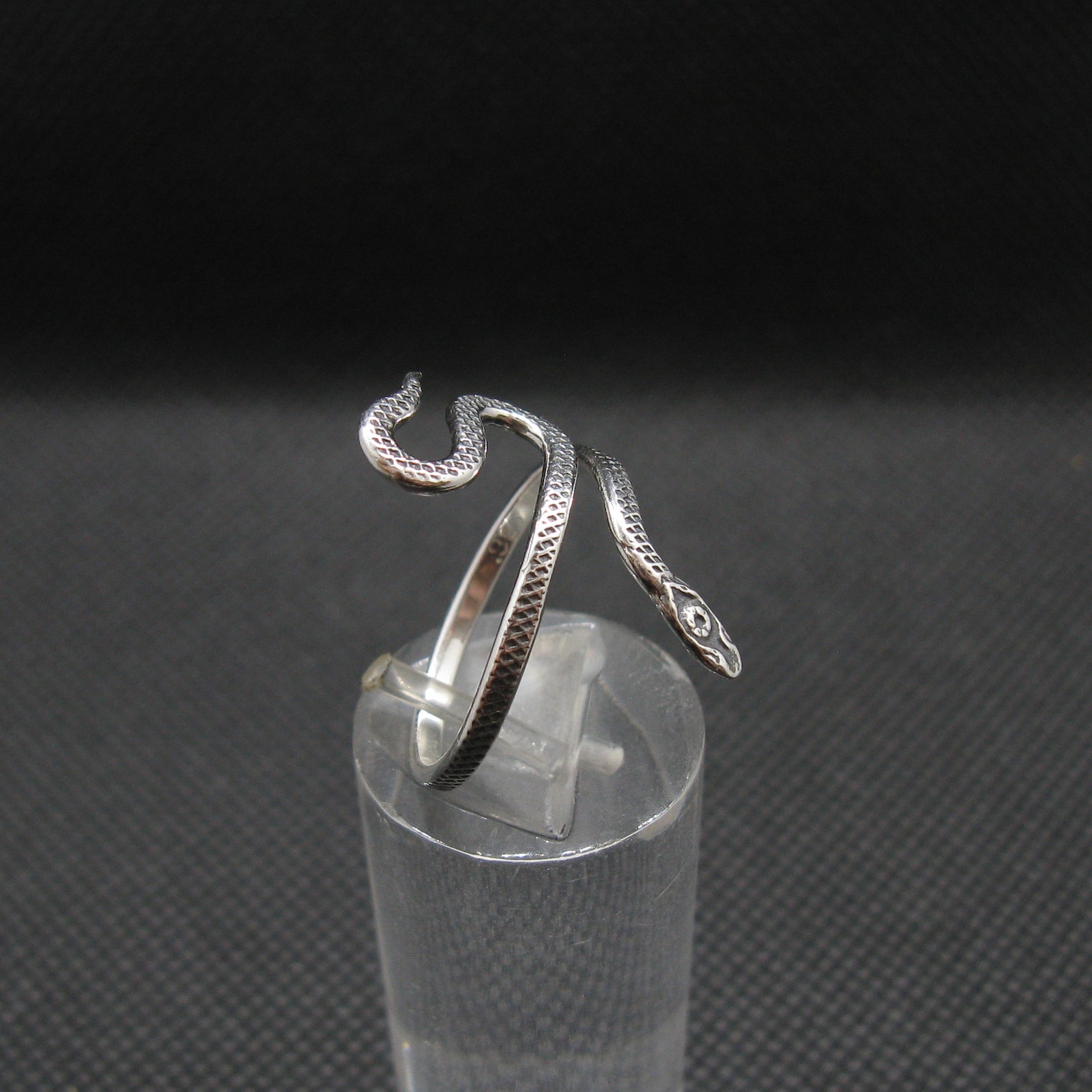 Sterling Silver Ring Snake Solid Hallmarked 925 R002143 - Etsy