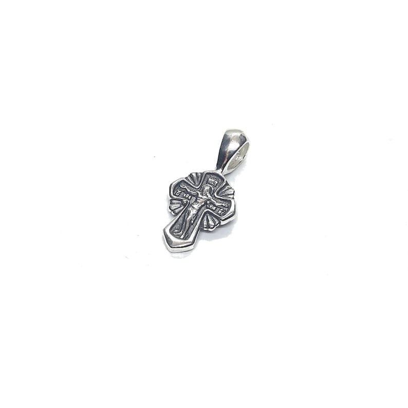 Genuine Sterling Silver Pendant Small Orthodox Cross Hallmarked 925 - Etsy