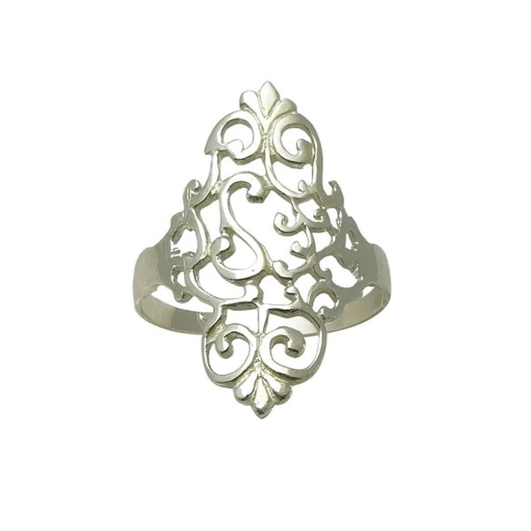 Sterling Silver Filigree Ring Hallmarked 925 Nickel Free - Etsy