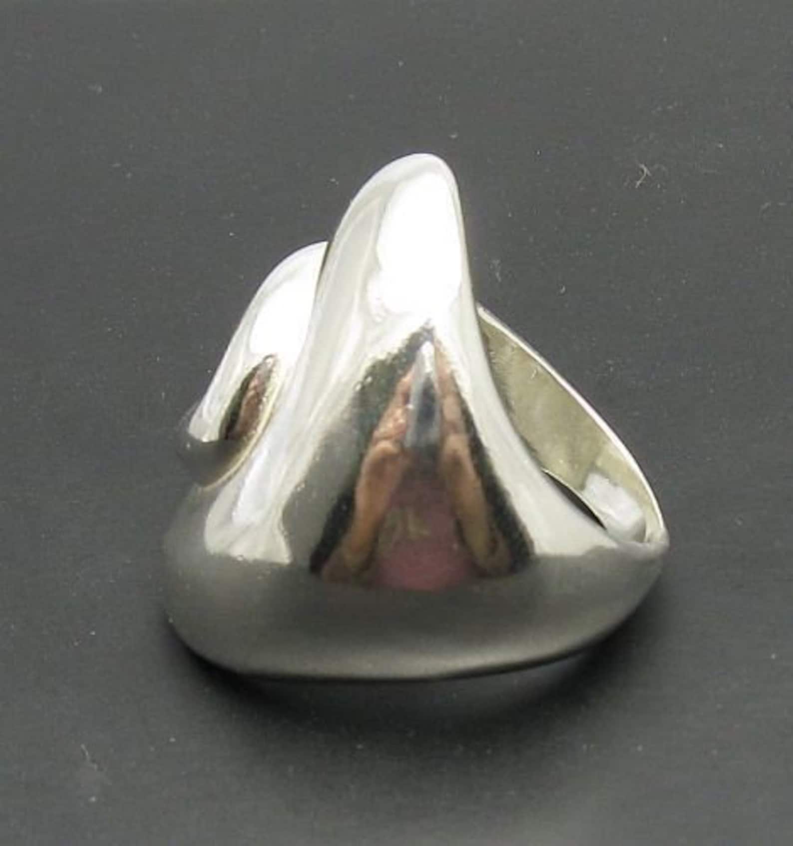 Big Sterling Silver Ring Solid Genuine Hallmarked 925 - Etsy