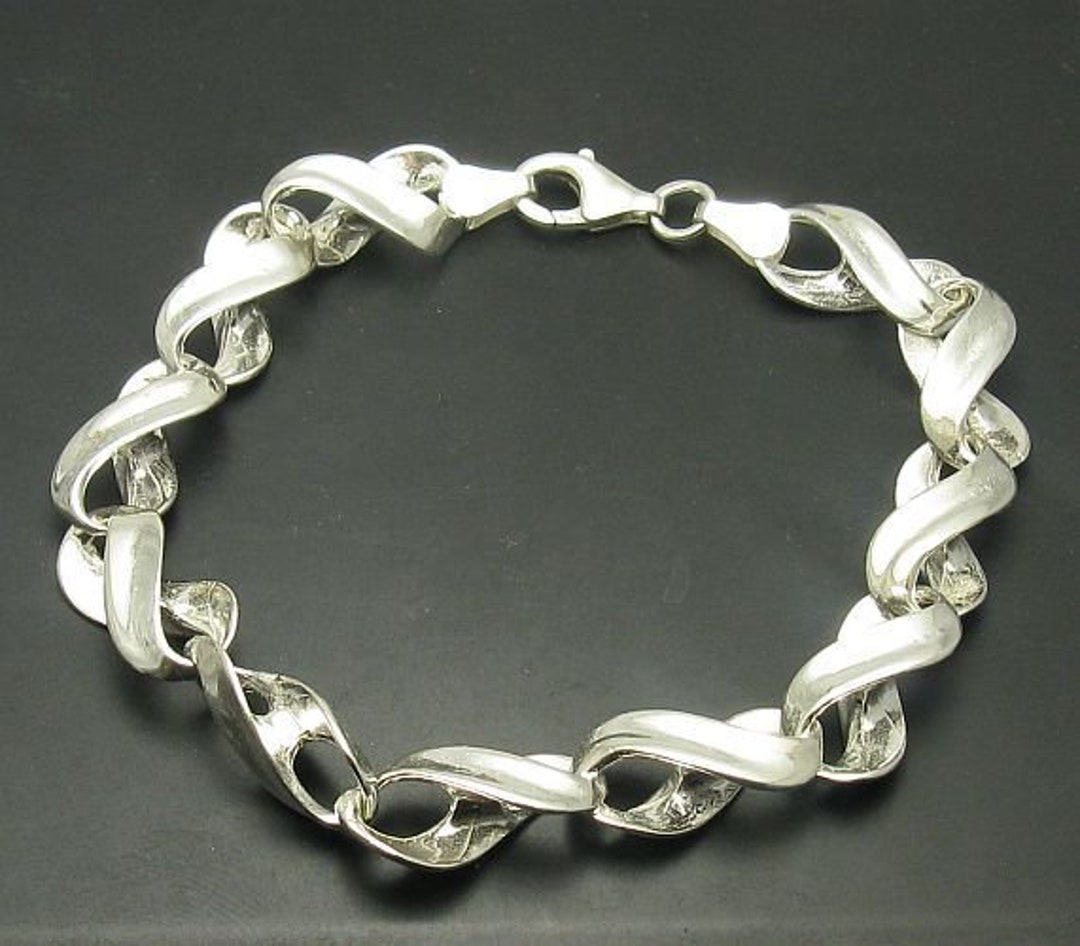 Sterling Silver Bracelet Genuine Solid Hallmarked 925 Nickel Free - Etsy