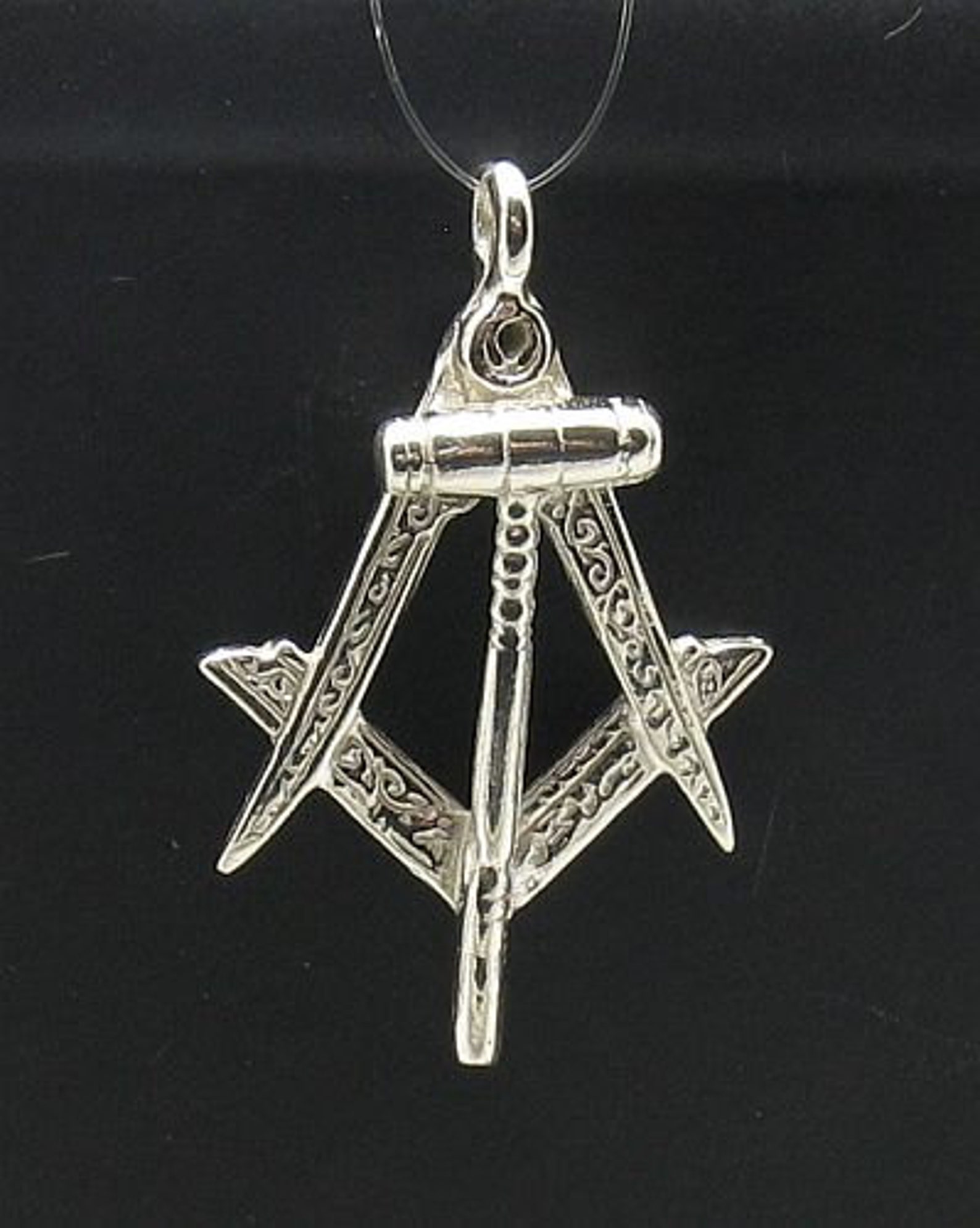 PE000661 Sterling Silver Masonic Pendant Solid 925 - Etsy