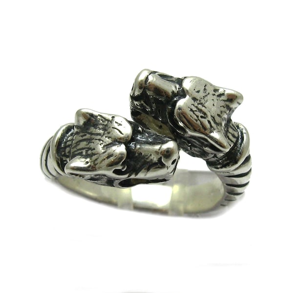 Wolf Wolves Ring - Etsy