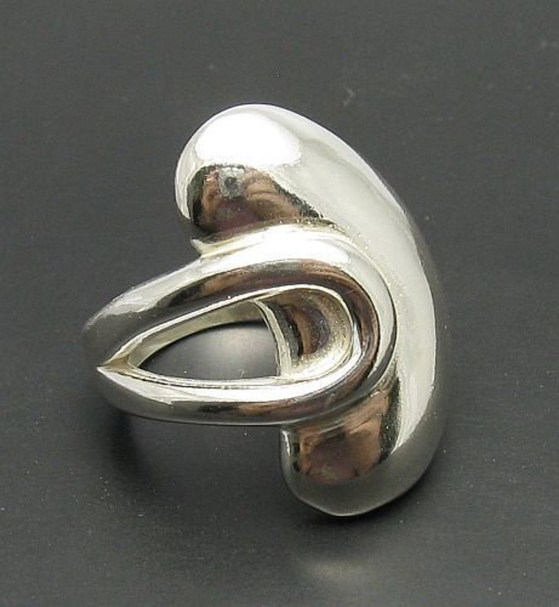 Big Sterling Silver Ring Solid Genuine Hallmarked 925 - Etsy