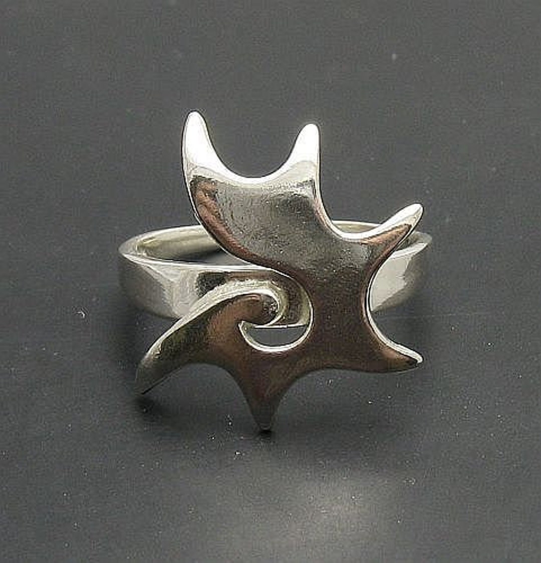R000790 Sterling Silver Ring Solid 925 - Etsy
