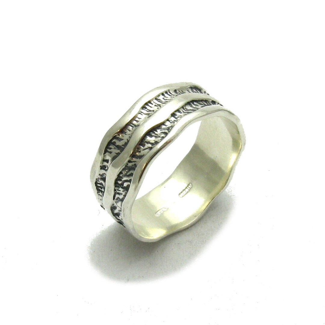Sterling Silver Ring 8mm Wide Band Solid Stamped 925 Nickel Free - Etsy