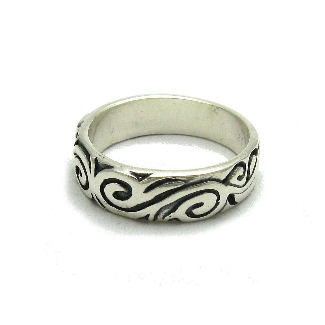 R001627 Sterling Silver Ring Solid 925 Band - Etsy