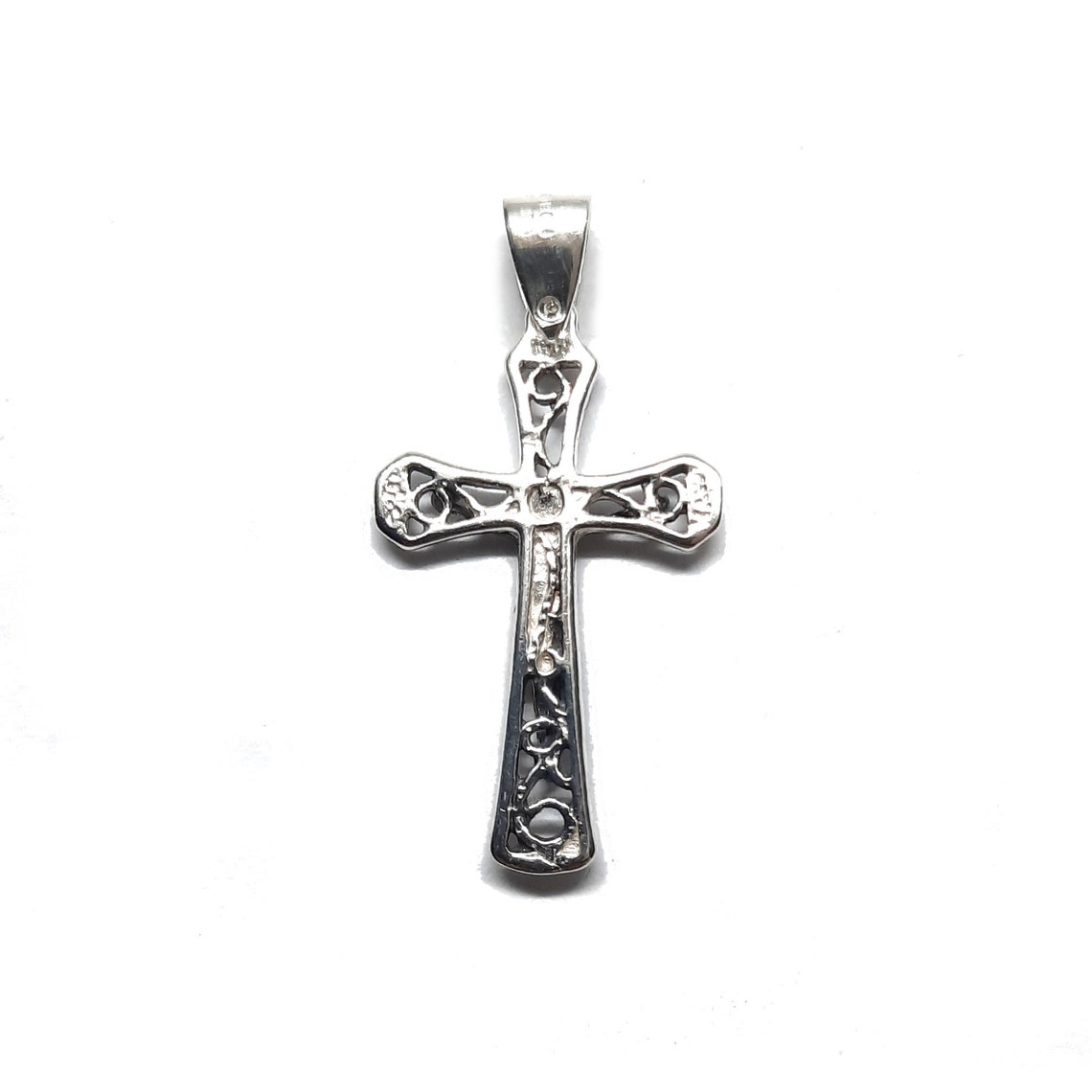 Genuine Sterling Silver Religious Pendant Cross Hallmarked 925 - Etsy