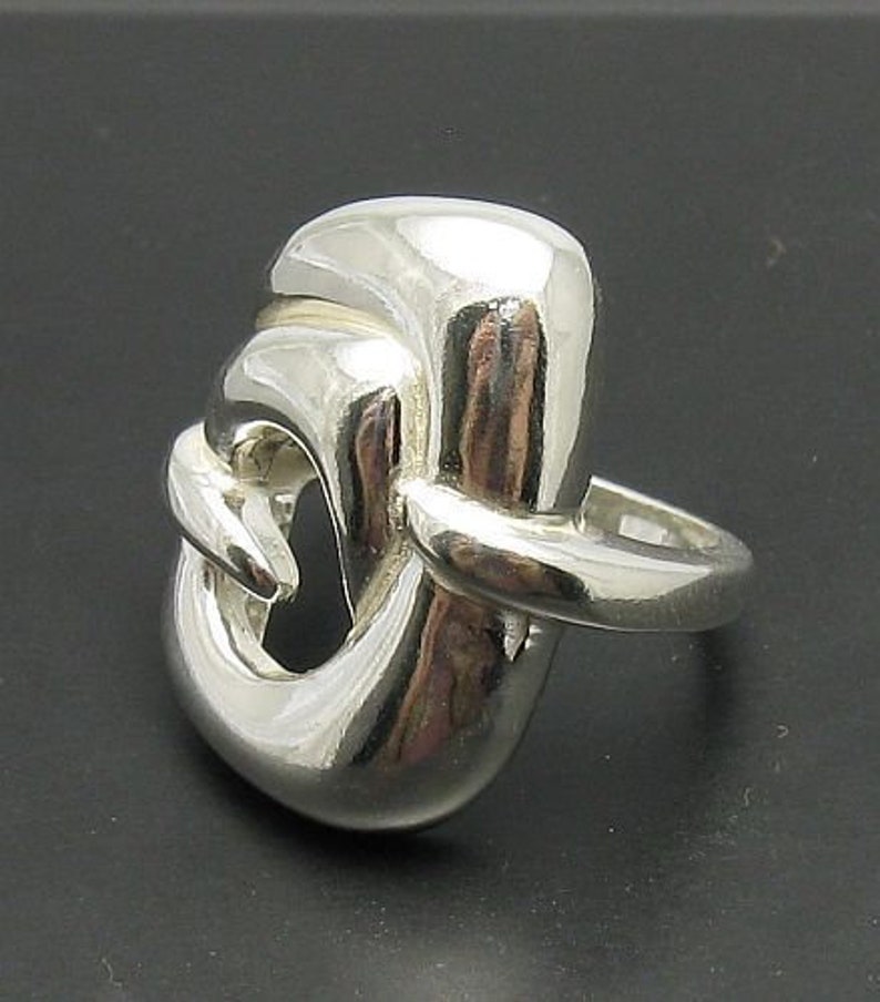 R000406 Stylish STERLING SILVER Ring Solid 925 - Etsy