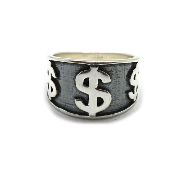 Mens Silver Dollar Ring - Etsy