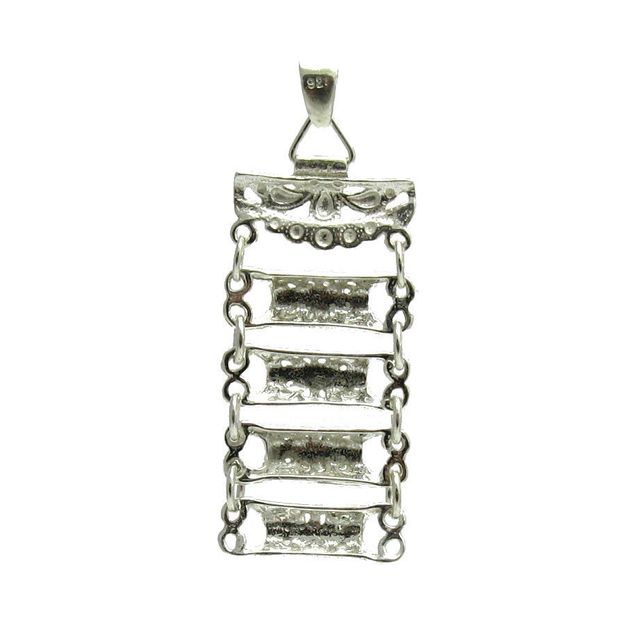 PE000998 Sterling Silver Pendant Solid 925 Vintage style | Etsy