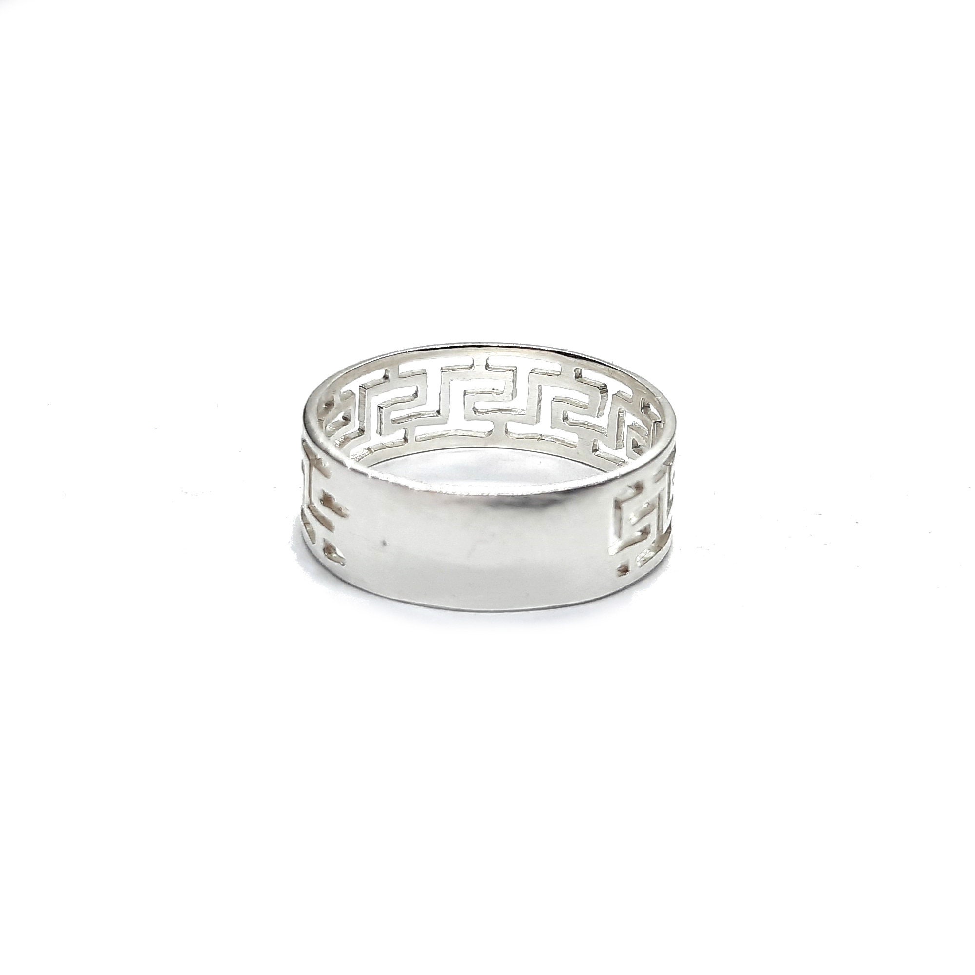 Simple Plain Sterling Silver Ring Band 5.5mm Genuine Solid - Etsy