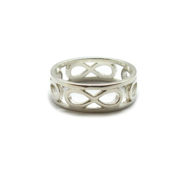 Couple Infinity Ring - Etsy