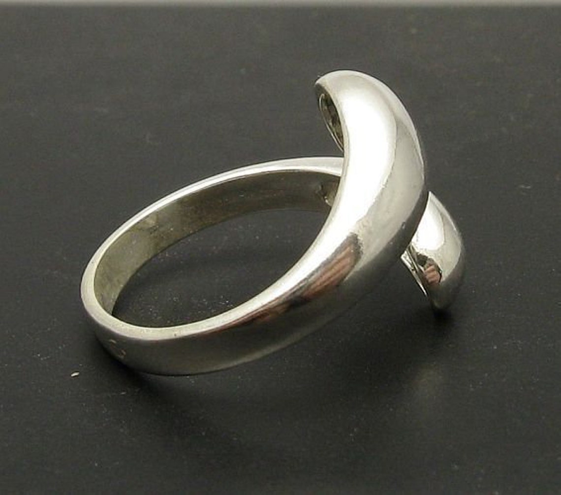 R000222 STERLING SILVER Ring Solid 925 Adjustable - Etsy