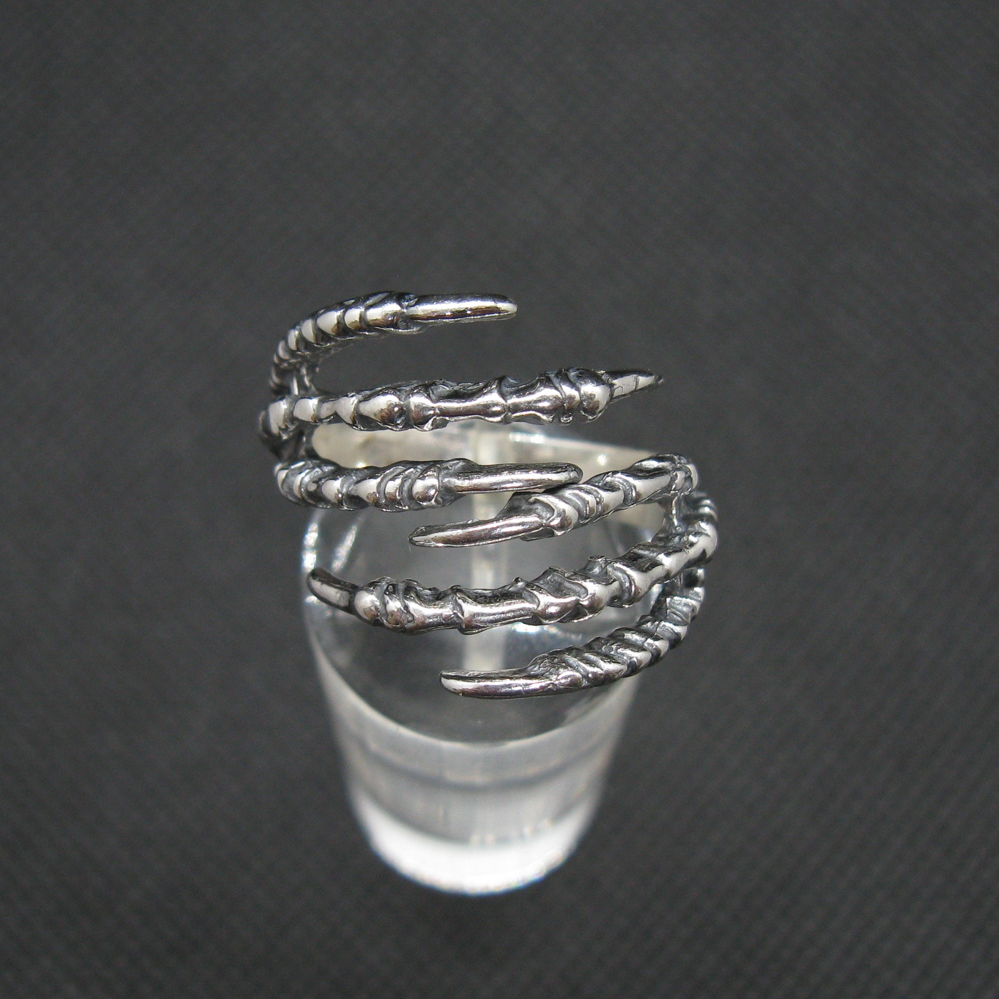 Sterling Silver Ring Claws Solid Hallmarked 925 | Etsy