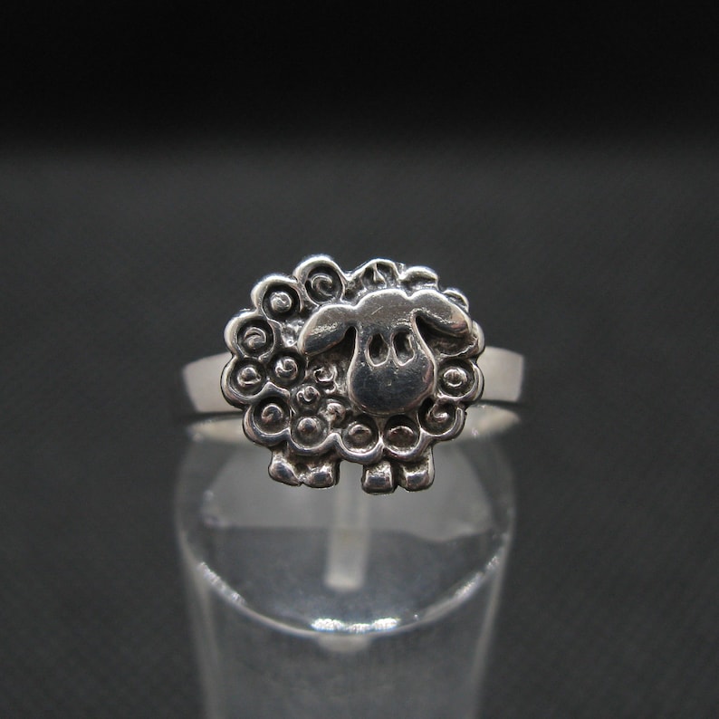Genuine Sterling Silver Ring Sheep Solid Hallmarked 925 - Etsy