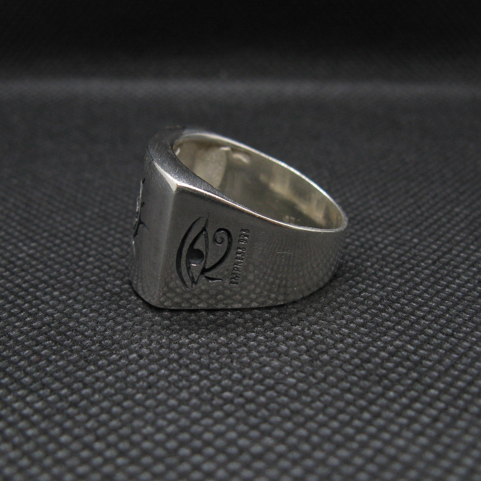 Sterling Silver Men Ring Amon Ra Eye Sun Genuine Solid Hallmarked 925 ...