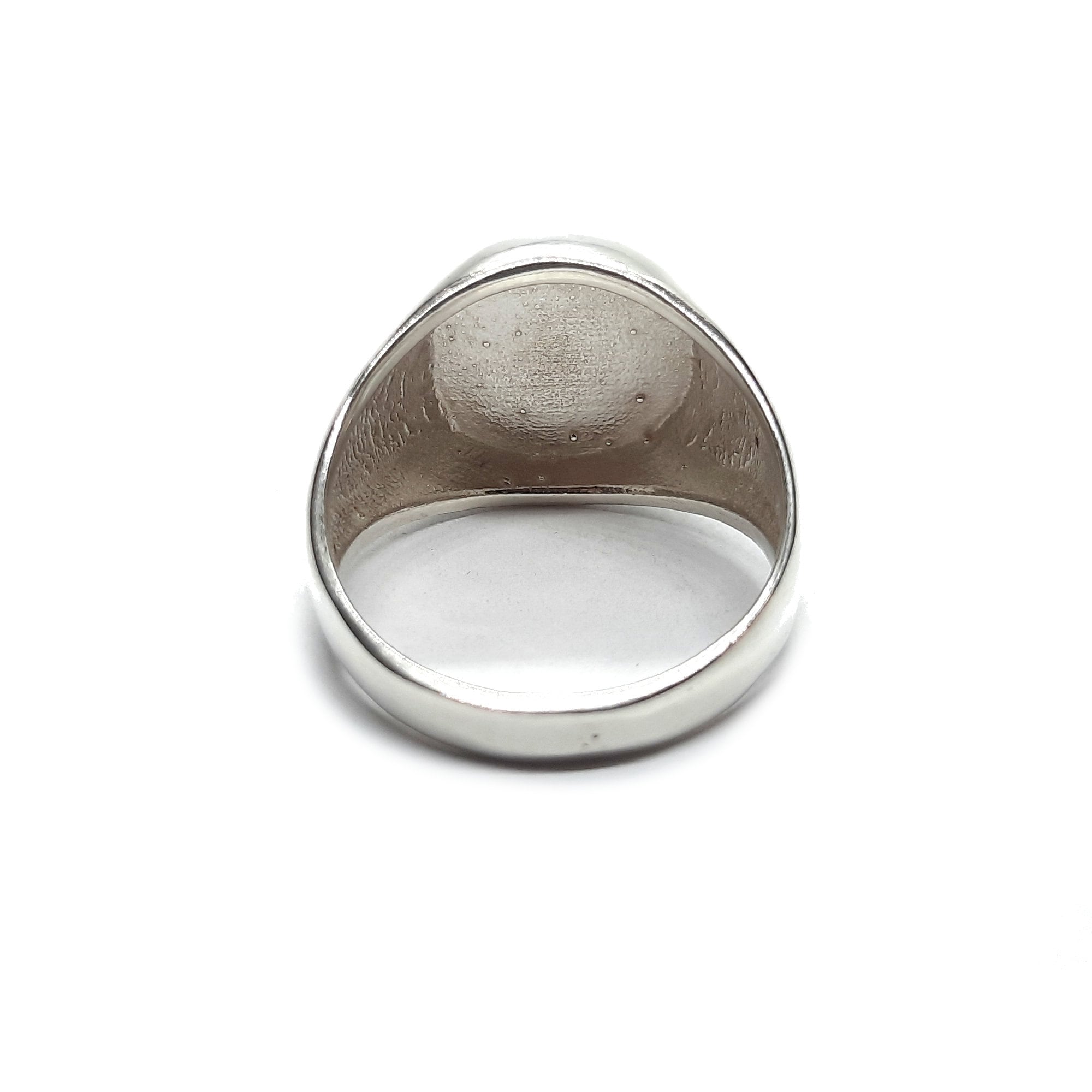 Genuine Sterling Silver Men's Ring Compass Meanders Solid | Etsy