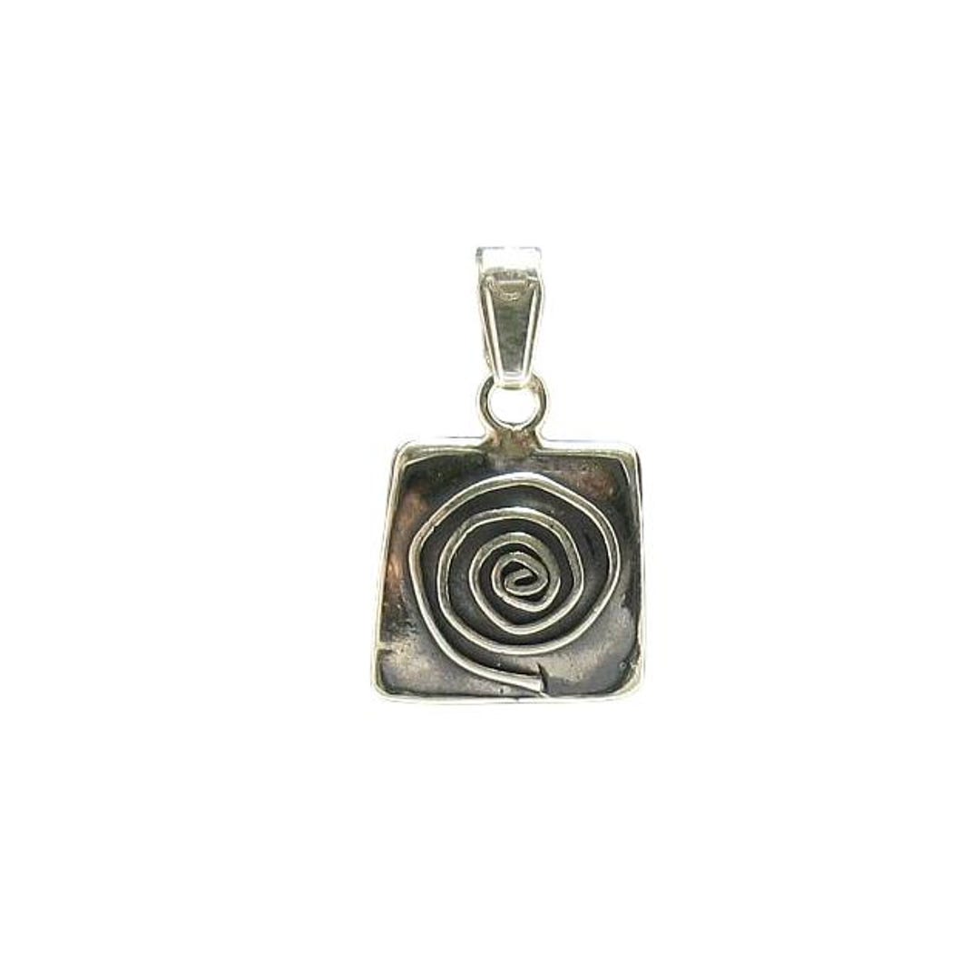 Sterling Silver Pendant Spiral Solid Stamped 925 Nickel Free - Etsy