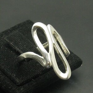 R000952 STERLING SILVER Ring Solid 925 Plain - Etsy
