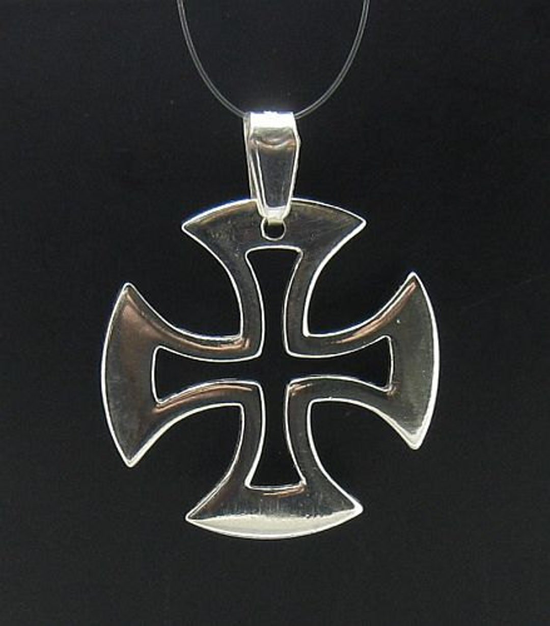 PE000549 Sterling Silver Pendant Cross Masonic 925 Solid - Etsy