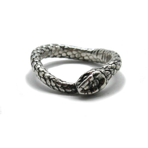 Classic Ouroboros Snake Ring Sterling Silver 925 Made in - Etsy