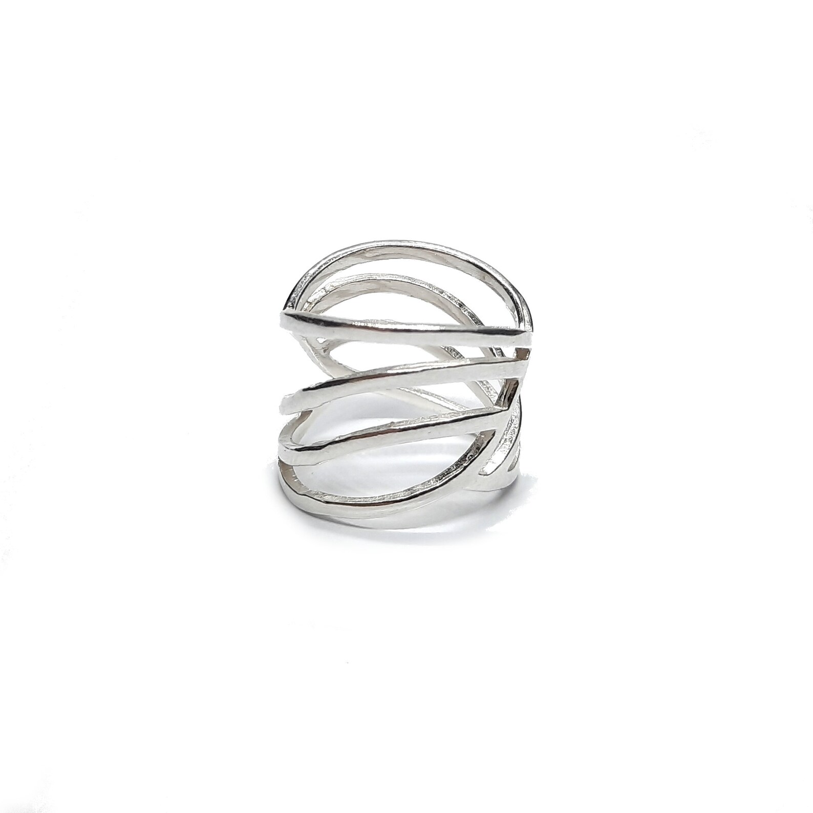 Stylish Plain Sterling Silver Ring Genuine Solid Hallmarked - Etsy