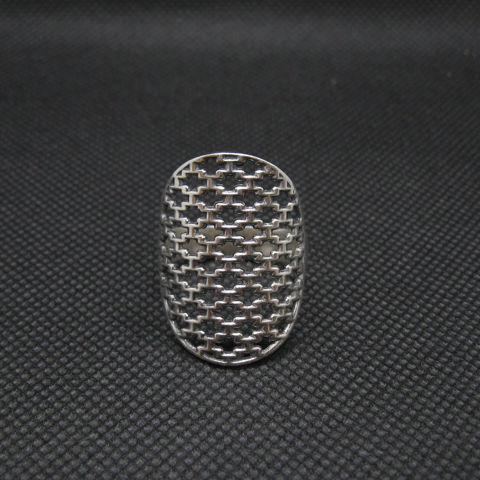 Long Sterling Silver Ring Genuine Solid Stamped 925 R002115 - Etsy