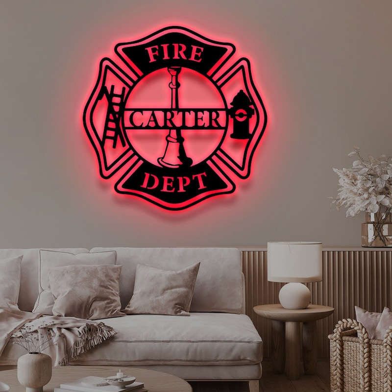 Firefighter Sign - Etsy