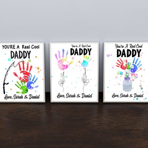 Personalized Father's Day Gift for Dad, Handprint Art for Dad, You're A ...