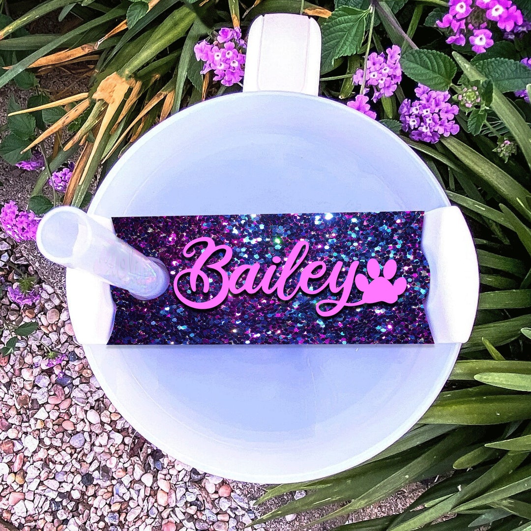 Personalized Tumble Name Tag 40oz/30oz | Tumbler 40oz Personalized ID ...