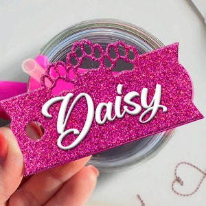 Personalized Tumble Name Tag 40oz/30oz Tumbler 40oz Personalized ID ...