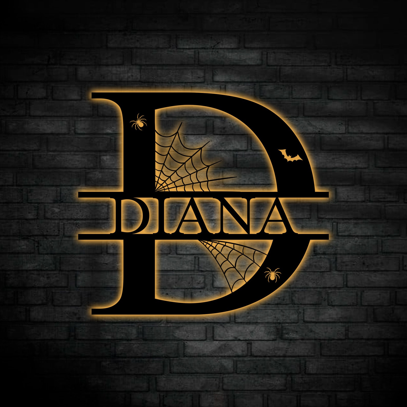 Personalized Halloween Alphabet Letters With Led | Halloween Family ...