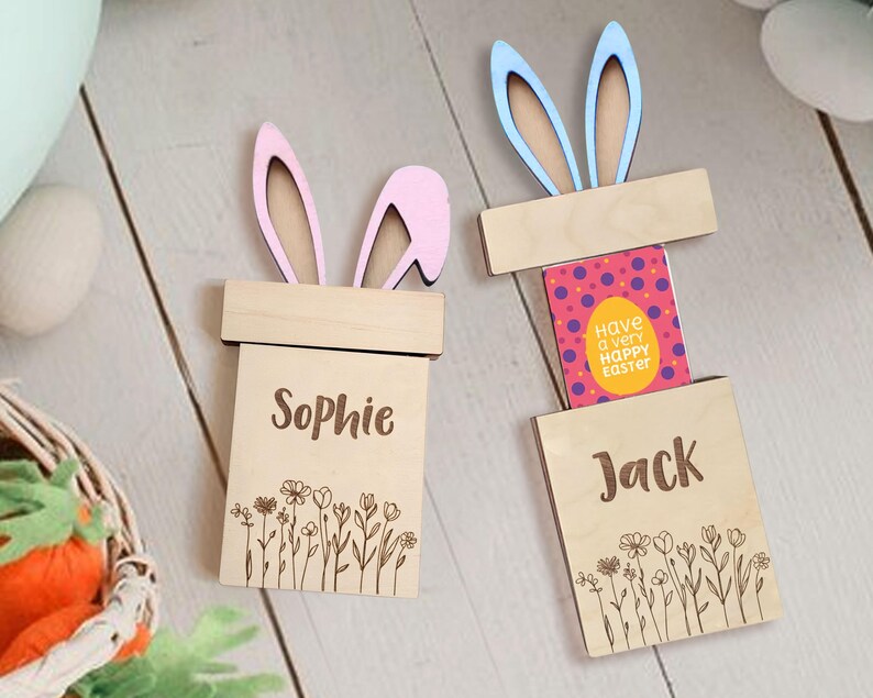 Personalized Easter Gift Card Holder, Gift for Kids, Easter Money ...