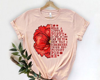 Memorial Day Poppy Shirt - Etsy