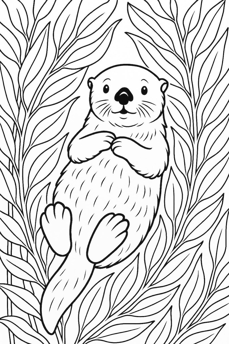 100 Ocean Animals Coloring Pages PDF Bundle Cute Ocean, Sea Animals ...