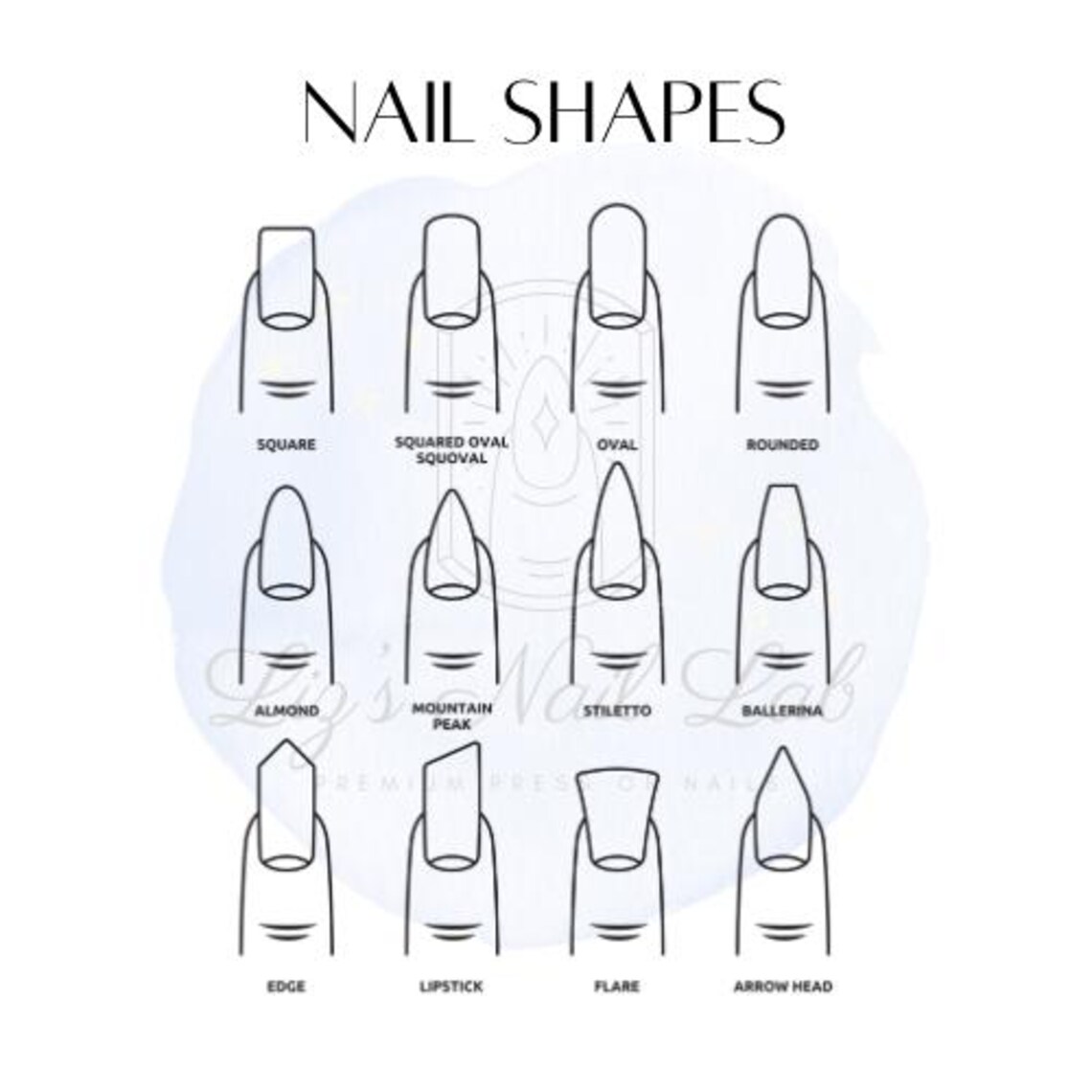 Vintage Glass-inspired Press-on Nails. 3D Textured Manicure, Glow in ...