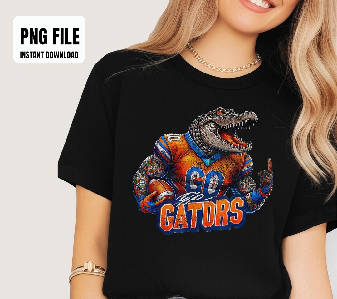Go Gators Vintage Gator Sublimation Design, Digital Graphics, PNG ...