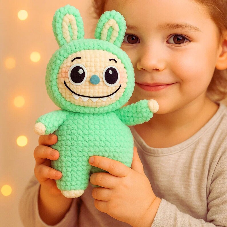 Labubu Crochet Pattern: Amigurumi Plush Doll Tutorial (PDF Download - Etsy Canada
