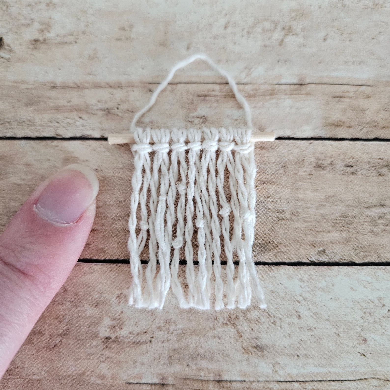 Mini Macreme Decoration for Dollhouse Miniature Boho Wall Hanging ...