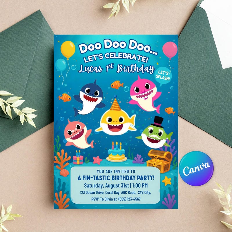 Shark for Boy Party - Etsy