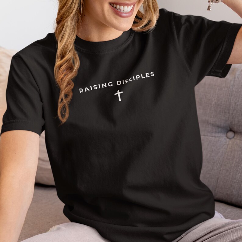 Raising Disciples T-shirt - Christian Mom Tee – Inspirational Religious ...