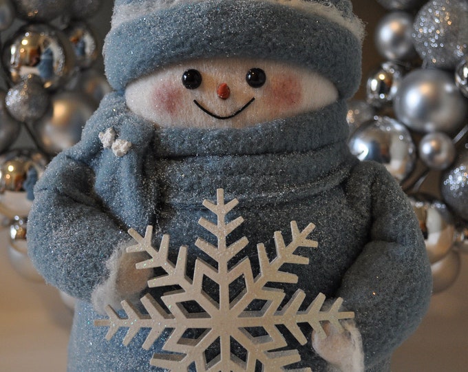 Snowman Pattern for snowflake 10 Snowman - Etsy