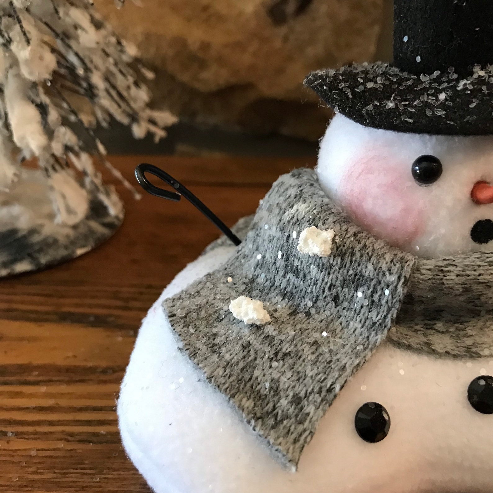 Melting snowman named Puddles 5 x 7 x 6 | Etsy