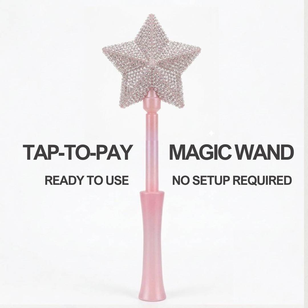 Tap to Pay Magic Wand : Viral Credit & Debit Card Adjustable Holder for ...
